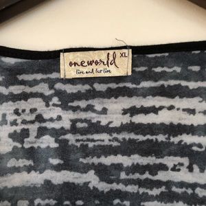 ONE WORLD | Tops | One World Fitted Burnout Cardigan | Poshmark